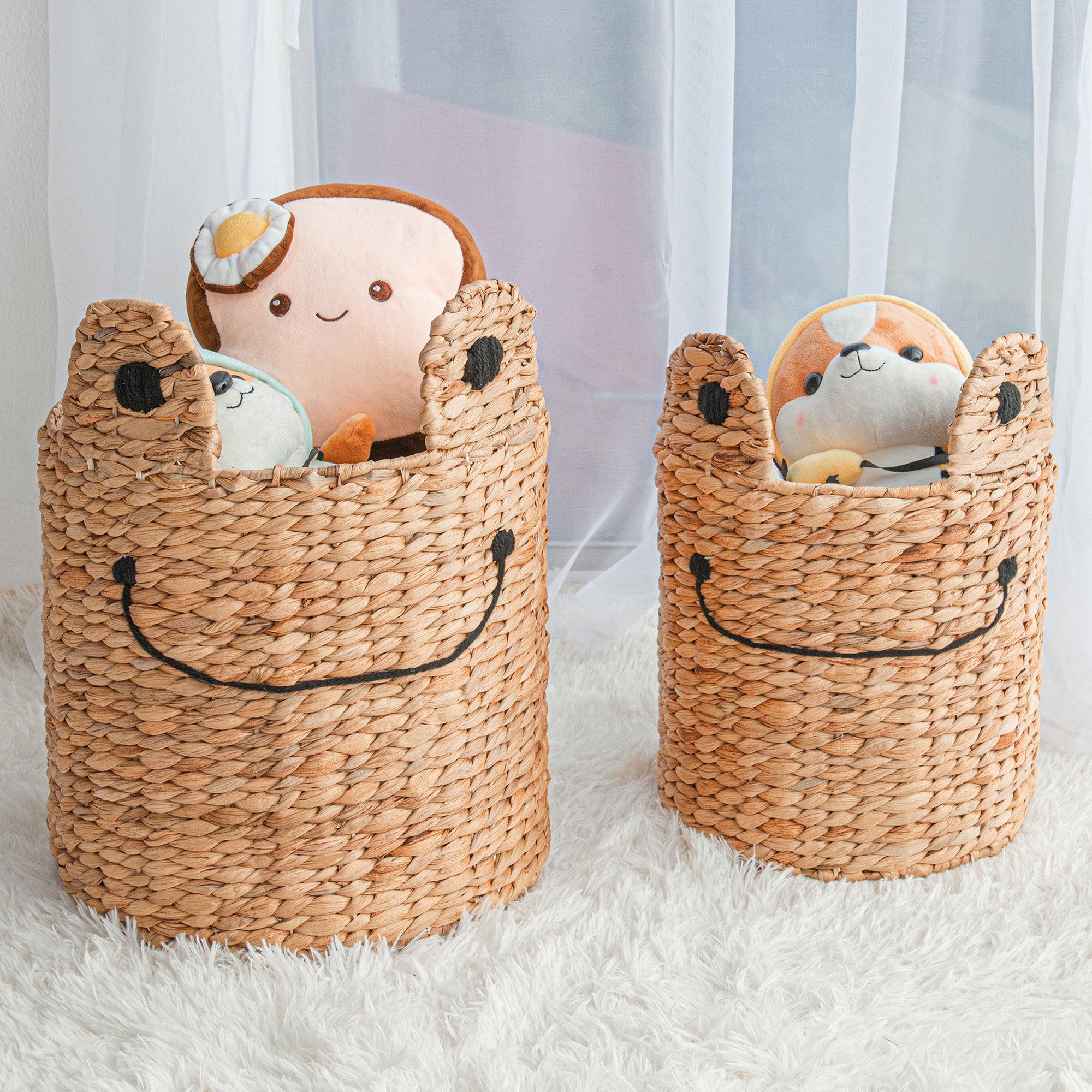 Home Outfitters S/3 Rd Untapered Frog Baskets, Natural – HomePlace