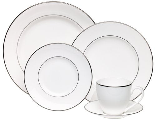 Lenox Continental Dining Platinum 5Pc Place Set, 5-Piece, White – HomePlace