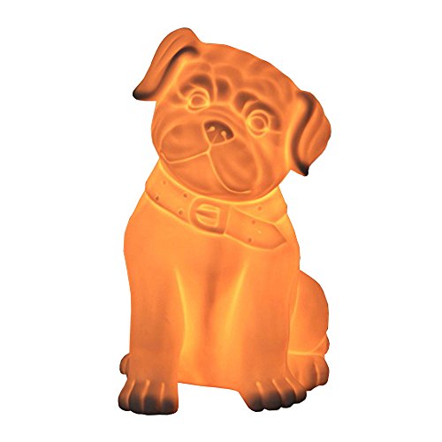 Simple Designs Porcelain Puppy Dog Shaped Table Lamp – HomePlace