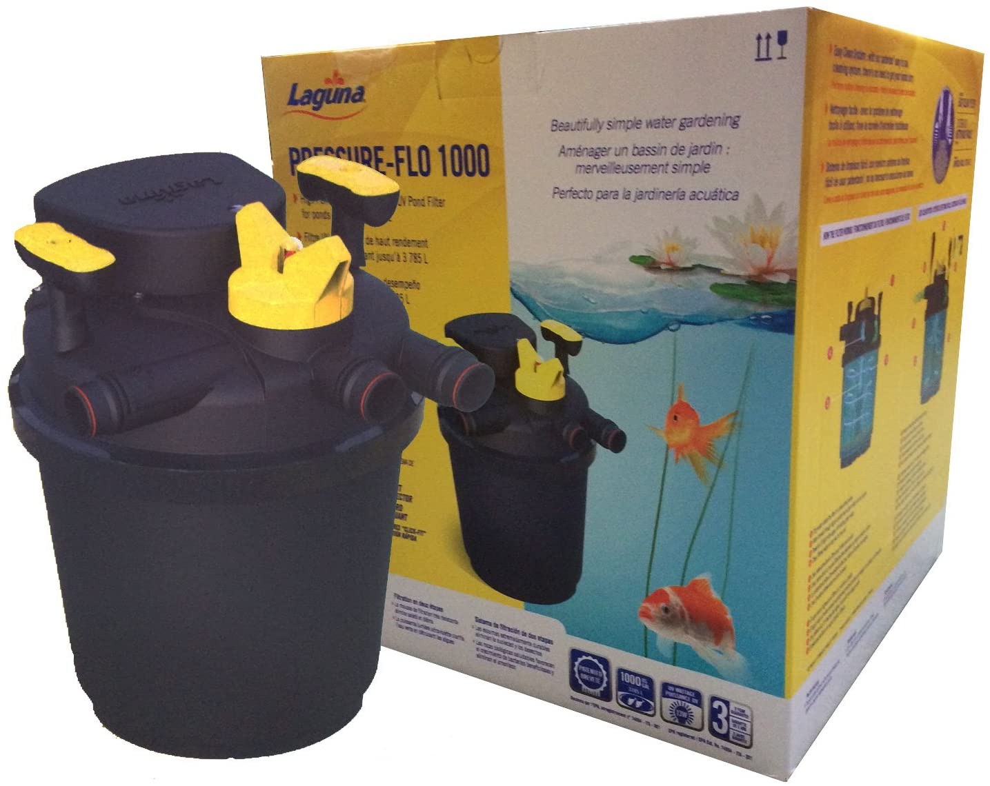 Laguna Pressure Flo, High Performance Pressurized UV Pond Filter ...