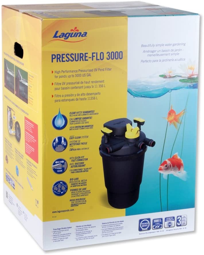 Laguna Pressure Flo, High Performance Pressurized UV Pond Filter ...