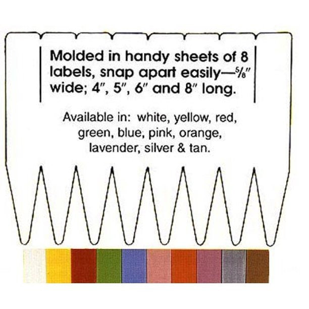 Pylon 5 Plastic Pot Label, White, 5-Inch – HomePlace