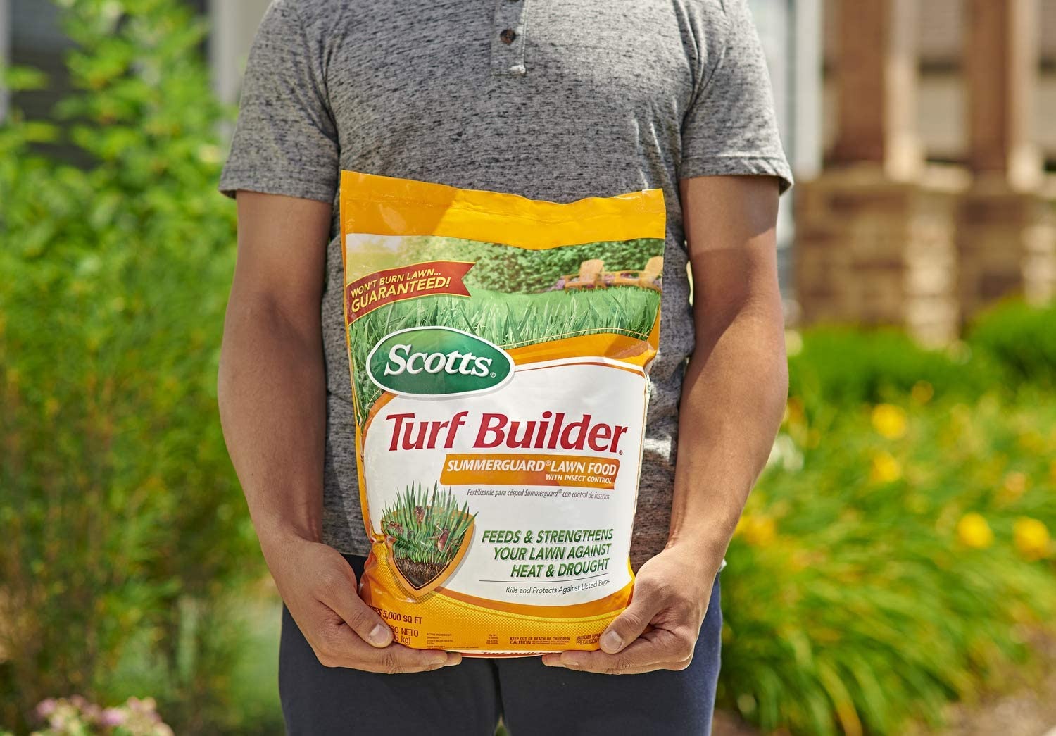 Scotts Turf Builder SummerGuard Lawn Food with Insect Control 13.35 lb ...